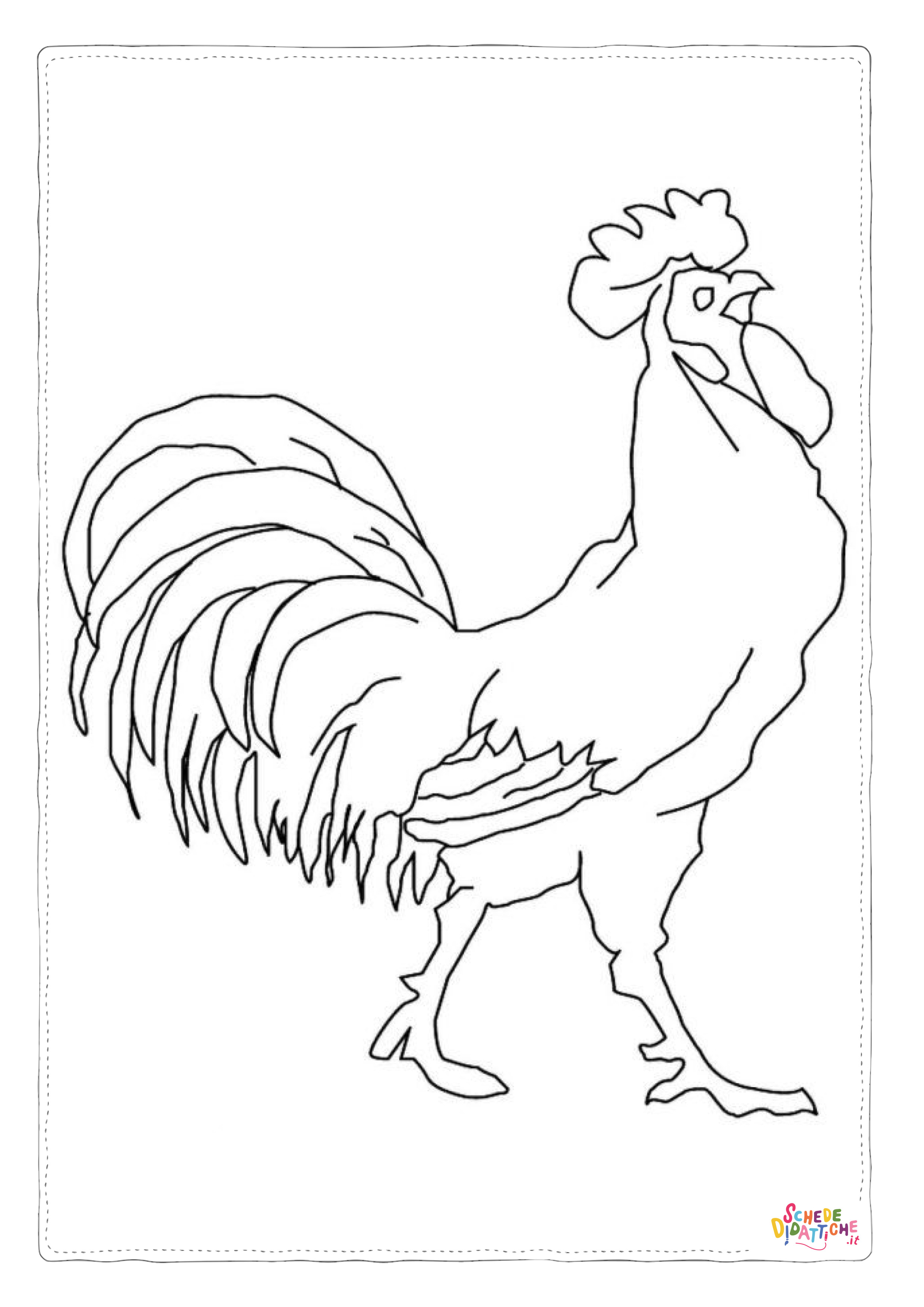 Disegno di gallo