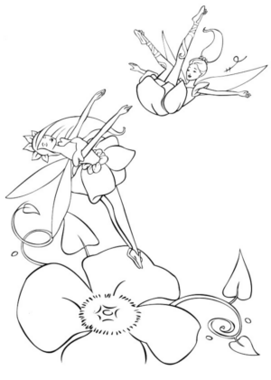 27 Disegni di Barbie Fatina da Colorare e Stampare Gratis