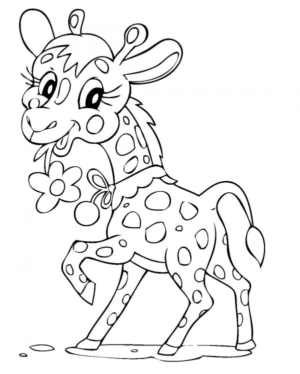 100+ Disegni di Giraffe da Colorare e Stampare Gratis