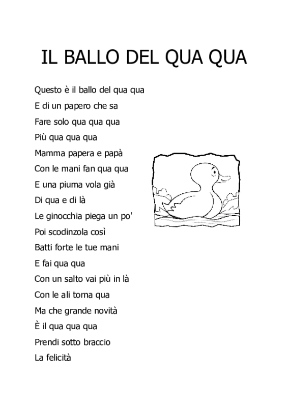 Il ballo del qua qua