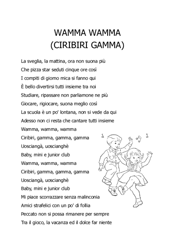 Wamma Wamma (Ciribiri Gamma)