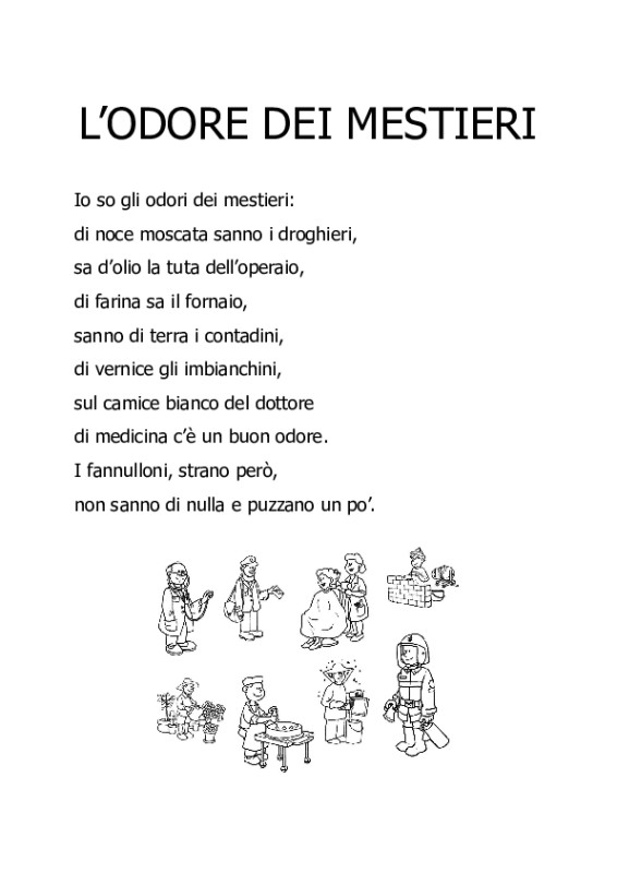 L’odore dei mestieri