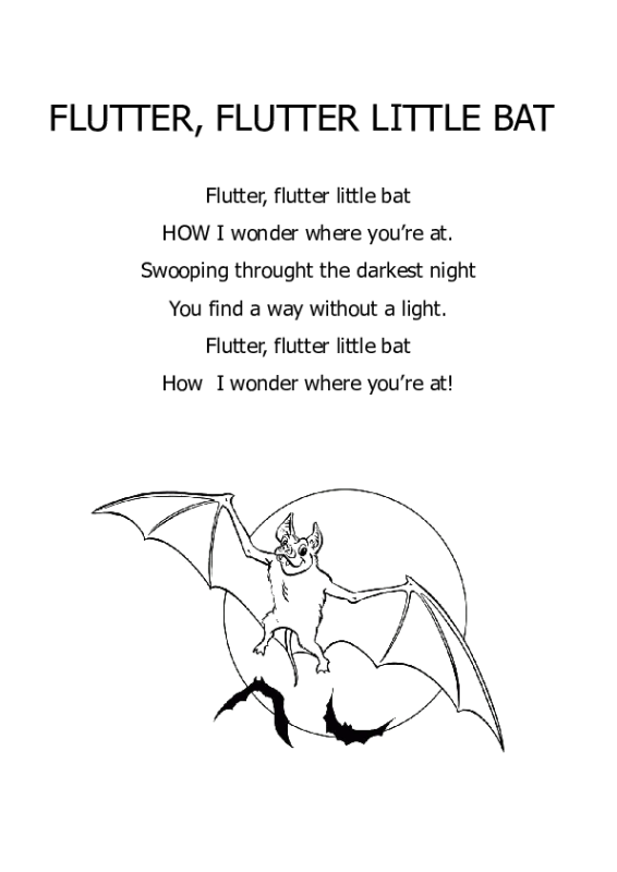 Flutter, flutter little Bat