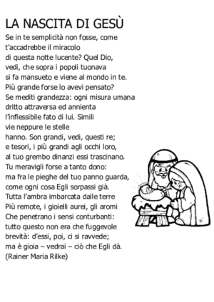 La nascita di Gesù - Schede Didattiche