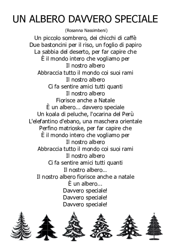 Un albero davvero speciale