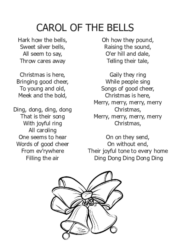 Carol of the bells - Schede Didattiche