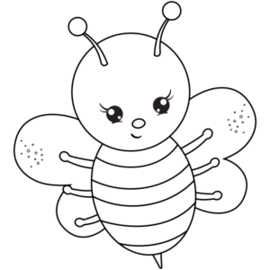 91 Disegni di Api da Colorare e Stampare Gratis
