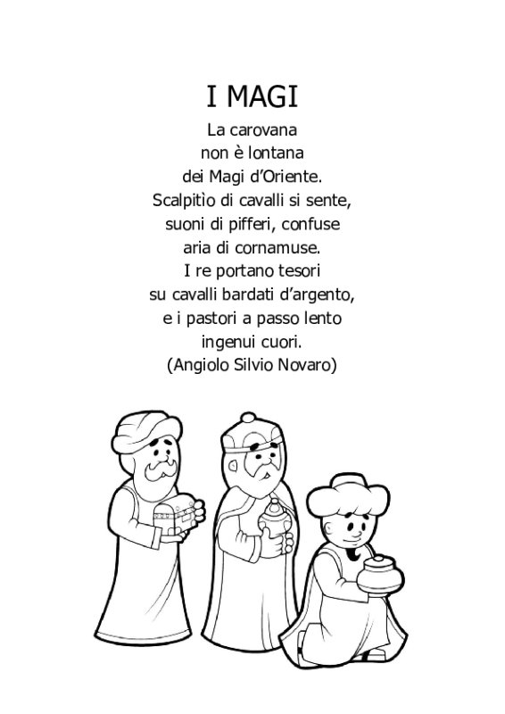 I Magi - Schede Didattiche
