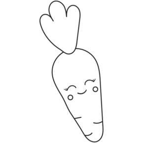 46 Disegni di Carote da Colorare e Stampare Gratis