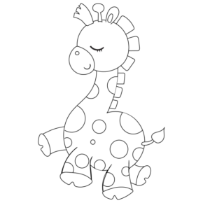 100+ Disegni di Giraffe da Colorare e Stampare Gratis