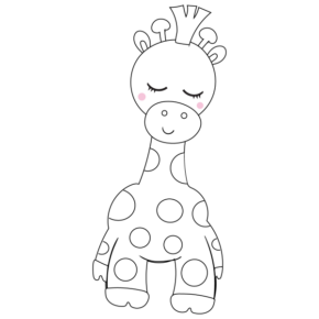100+ Disegni di Giraffe da Colorare e Stampare Gratis