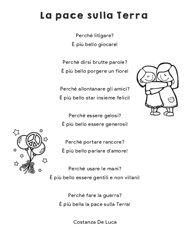 La pace sulla Terra